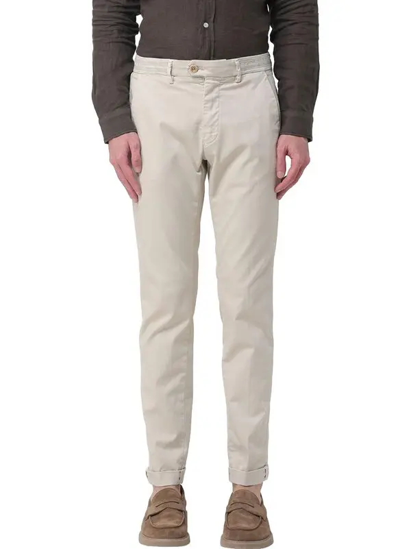 MASON'S Straight Leg Trousers - White
