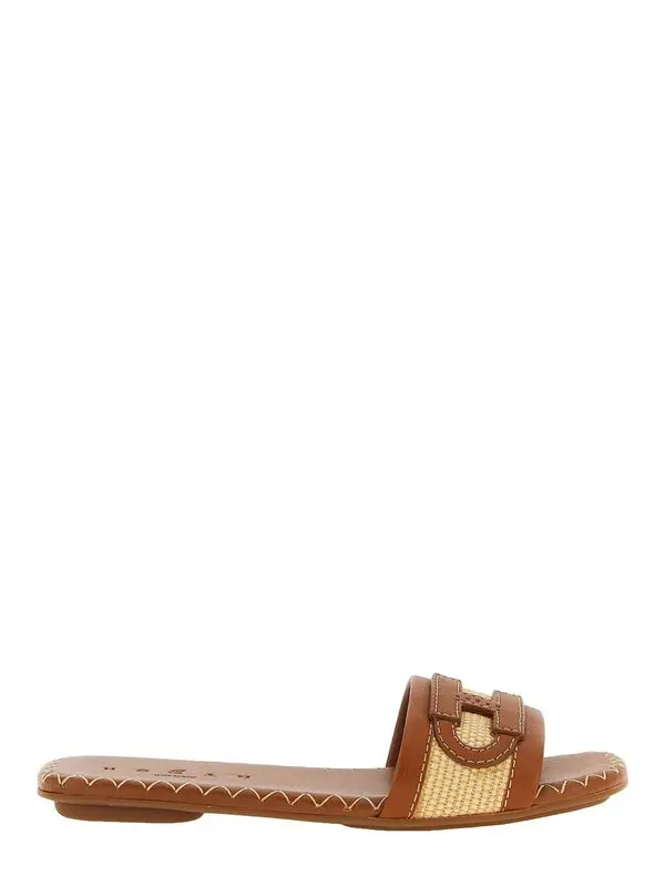 Hogan Heeled Sandal - Brown