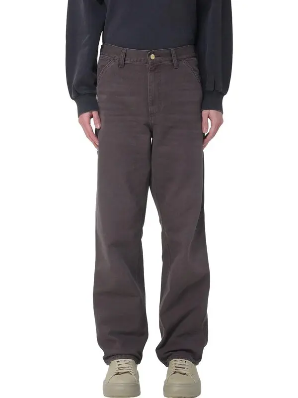 Carhartt Work In Progress Aaron Wide Leg Denim Jeans - Grey