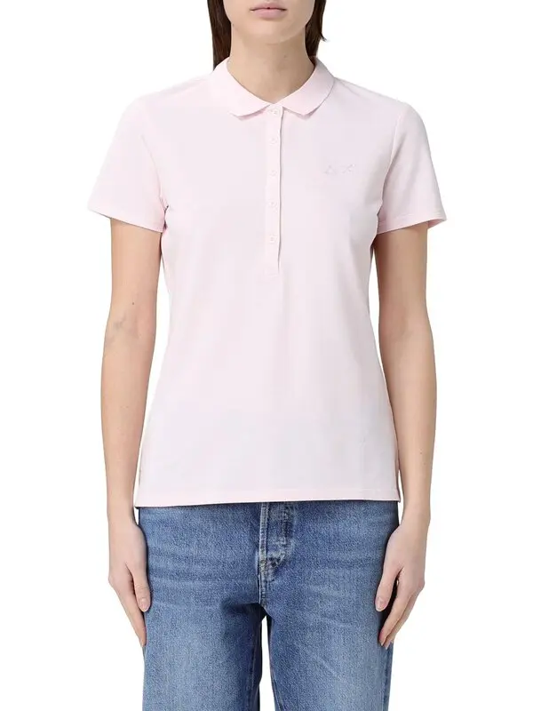 SUN 68 Polo Shirt - Blush Pink