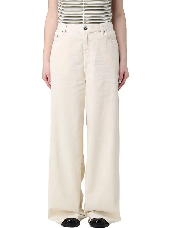 GOLDEN GOOSE Wide Leg Jeans - Yellow