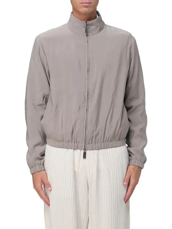Emporio Armani Modal Jacket - Brown