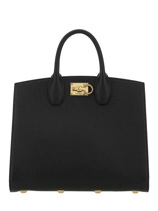 FERRAGAMO Top Handle Handbag - Black
