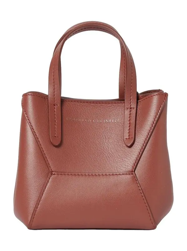 Brunello Cucinelli Leather Handbag - Red