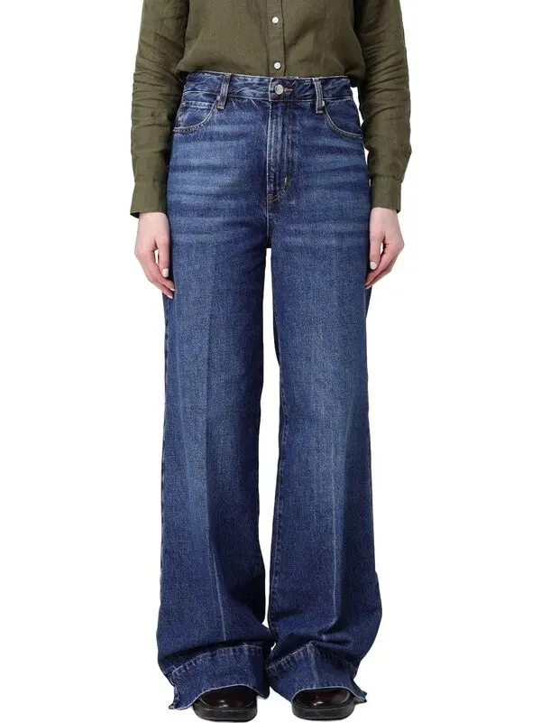 FRAME Wide Leg Jeans - Denim