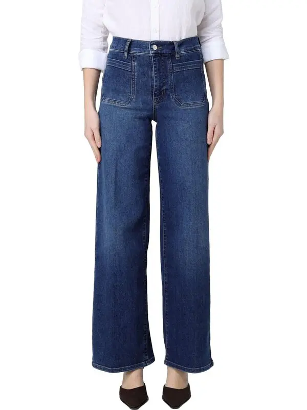 FRAME Wide Leg Jeans - Denim