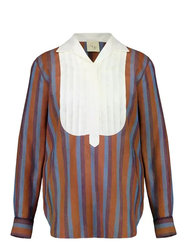 PAULA Bella Striped Blouse - Orange