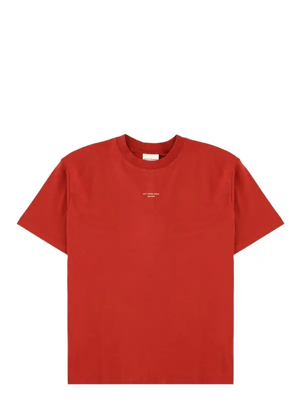 Drole De Monsieur Slogan" T-shirt - Red