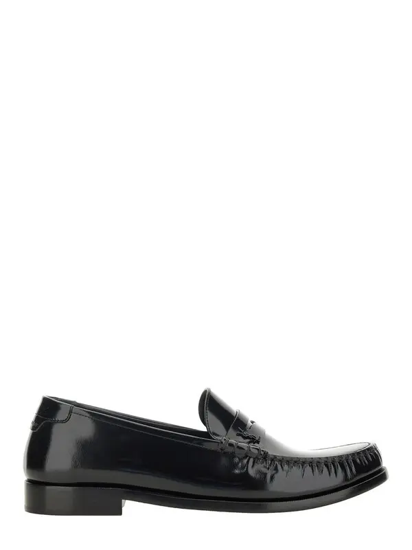 Saint Laurent Le Loafer Moccasins - Black