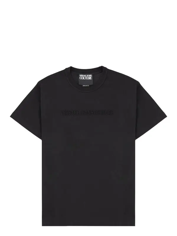 Versace T-shirt With Logo - Black