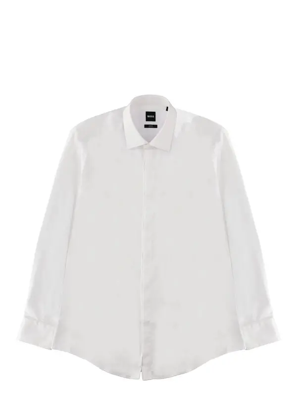 BOSS Cotton Shirt - White