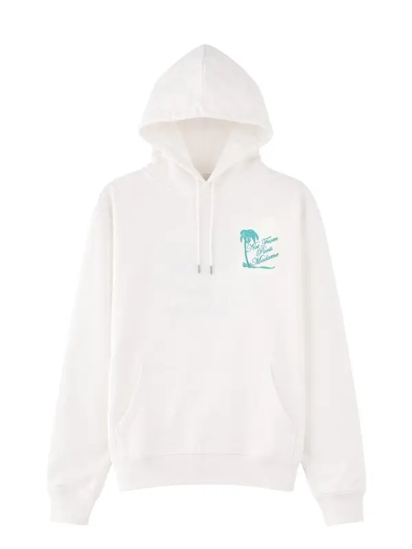 Drole De Monsieur Slogan Palmiers Sweatshirt - White