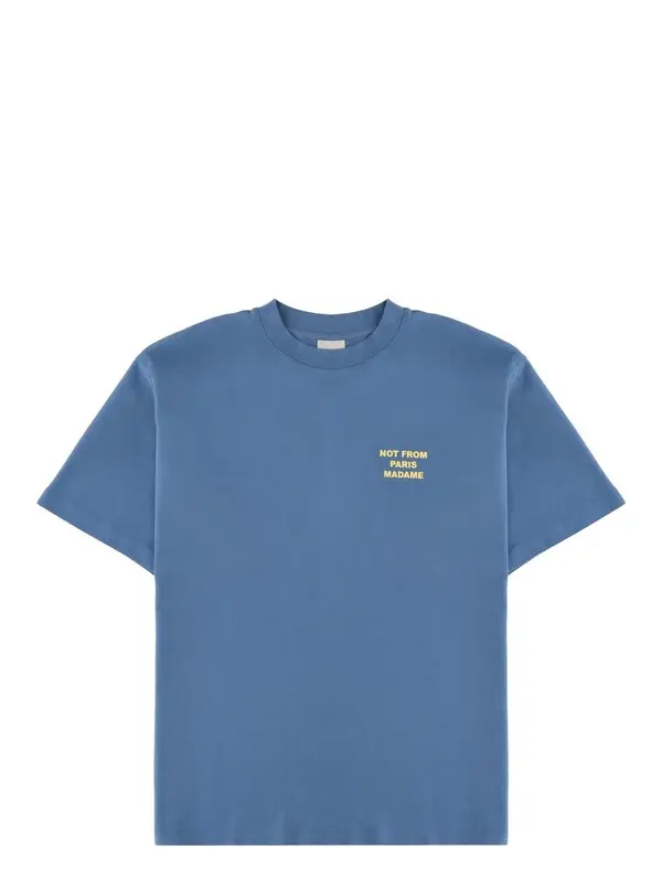 Drole De Monsieur Cotton T-shirt - Blue