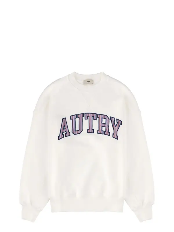 AUTRY Logo Sweatshirt - White