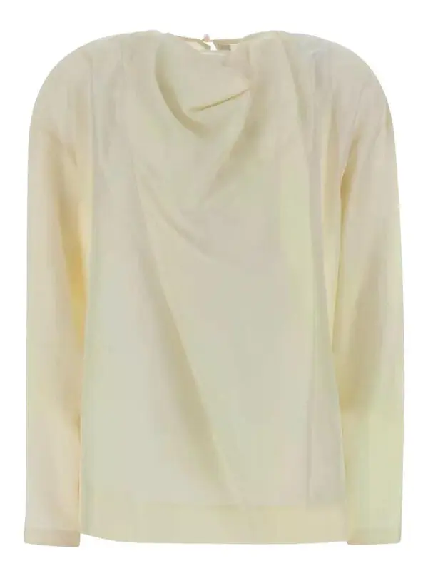 Carven Silk Blouse - Neutrals