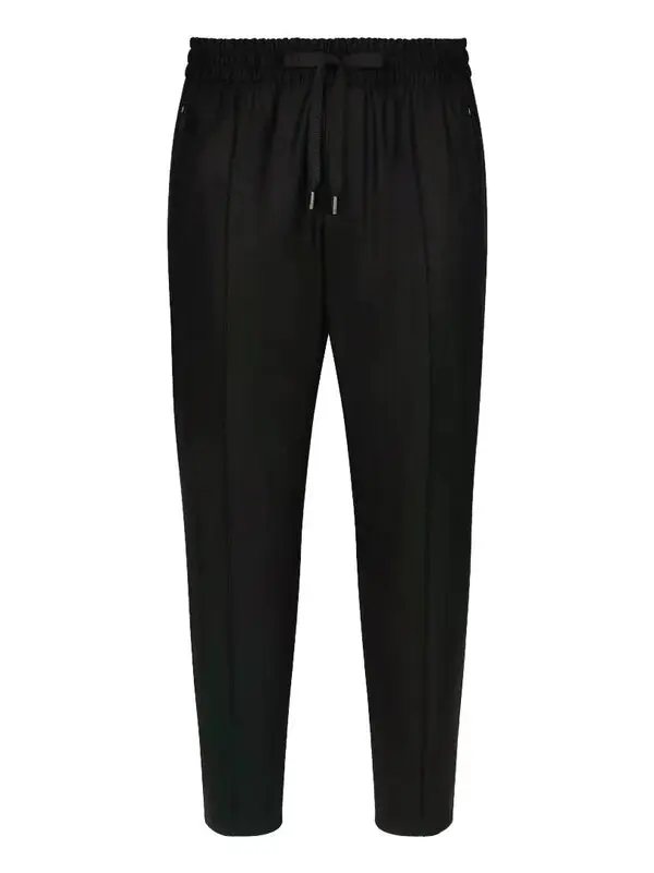 Dolce & Gabbana Panelled Drawstring Trousers - Black