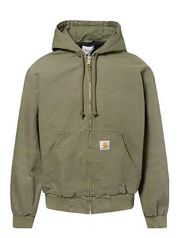 Carhartt Work In Progress Og Active Washed Cotton Jacket - Leaf