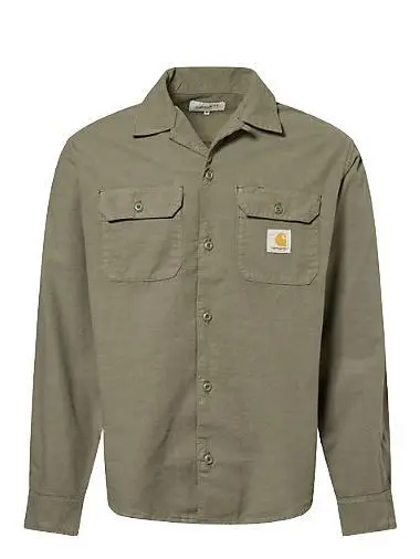 Carhartt Work In Progress Kelsey Dyed Cotton Shirt - Leaf