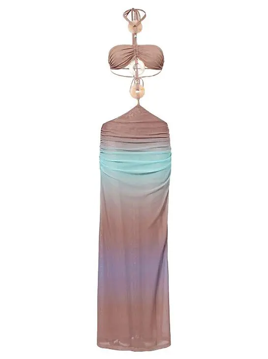 JADED LONDON Embellished Cut-out Maxi Dress - Multi
