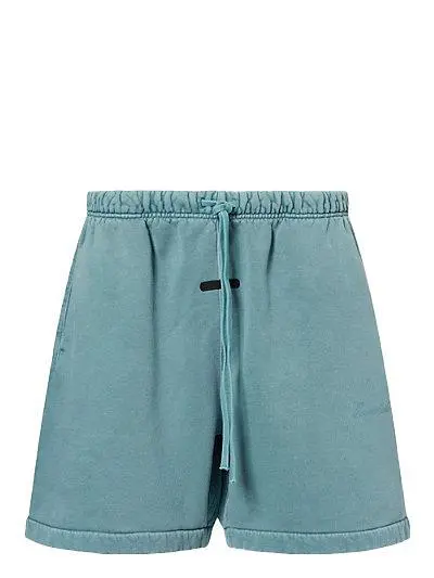 Fear Of God Cotton-fleece Track Shorts - Faded Coastal