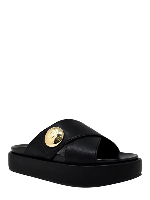 SHU SHOP Katie Platform Slide Sandal - Black