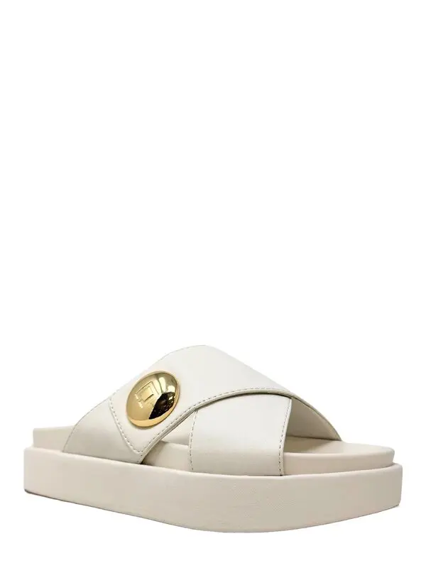 SHU SHOP Katie Platform Slide Sandal - Bone