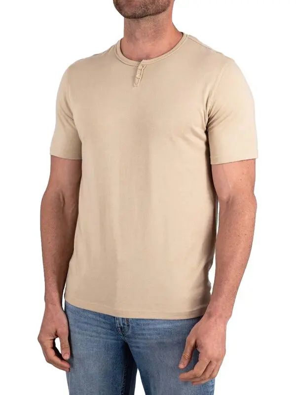 DEVIL-DOG DUNGAREES Short Sleeve Henley - Rye