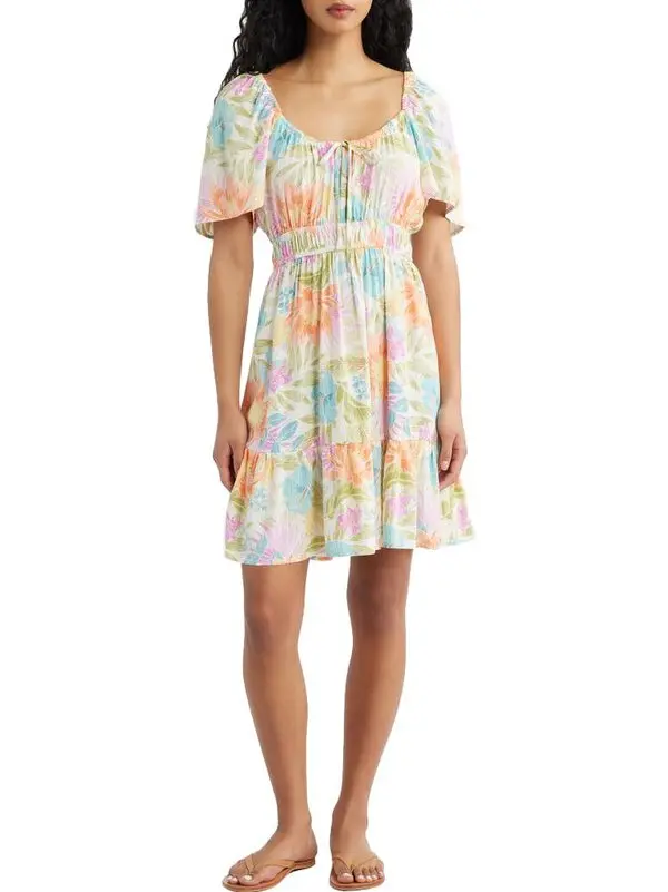 Rip Curl Catalina Island Floral Dress - Orange