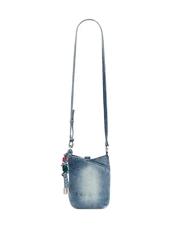 Desigual Denim Crossbody Bag - Light Blue