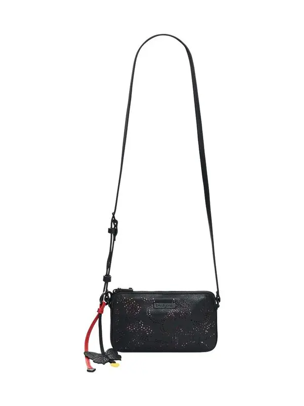 Desigual Faux Leather Crossbody Bag - Black