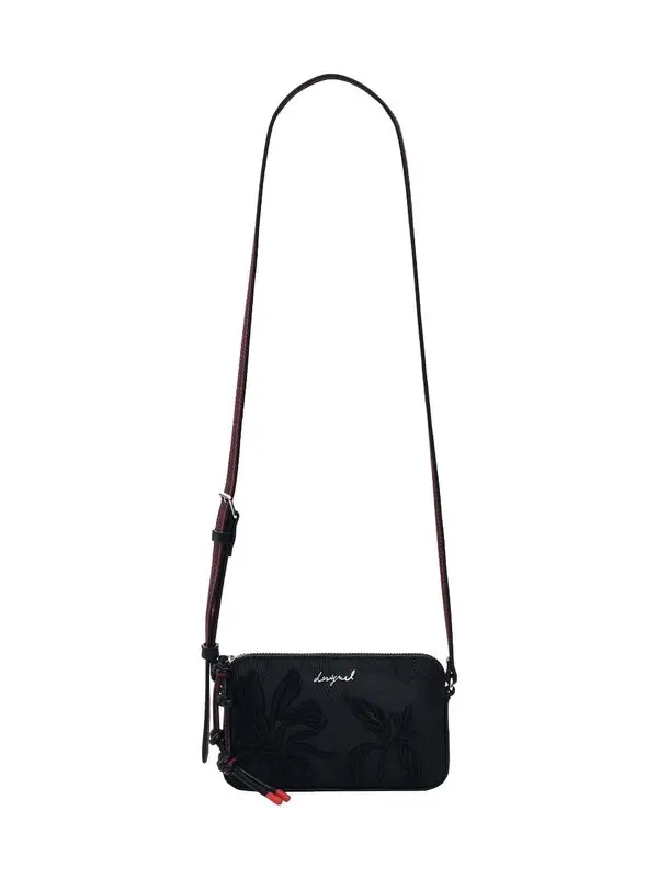 Desigual Faux Leather Crossbody Bag - Black