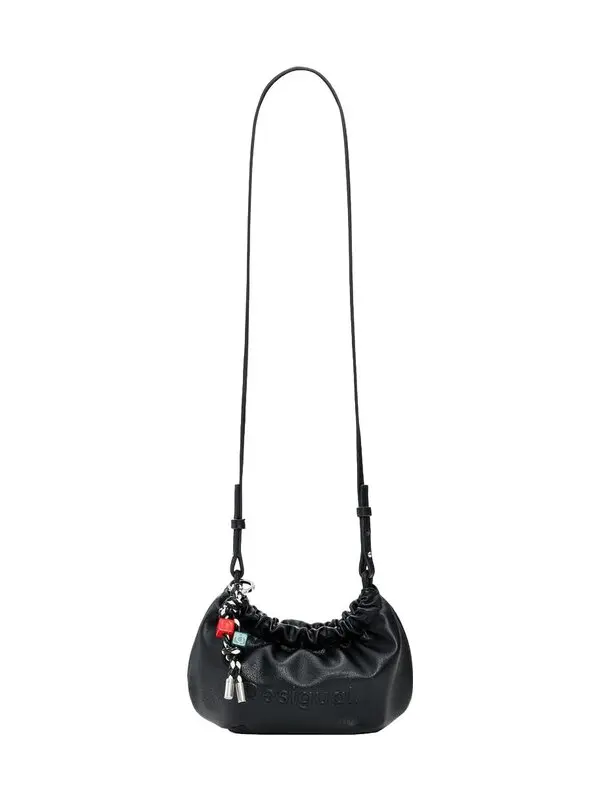 Desigual Faux Leather Crossbody Bag - Black