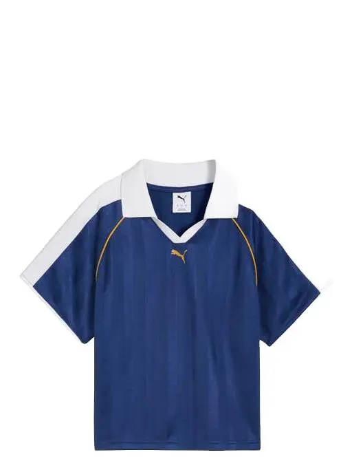 PUMA Relaxed Soccer Polo - Blue Jewel