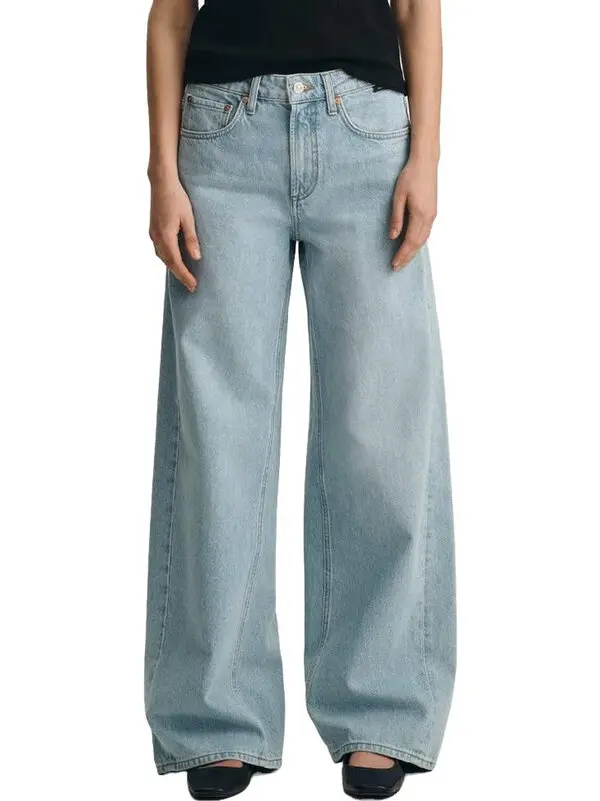 MAVI Siena High-waist Wide-leg Jeans - Light Classic Denim
