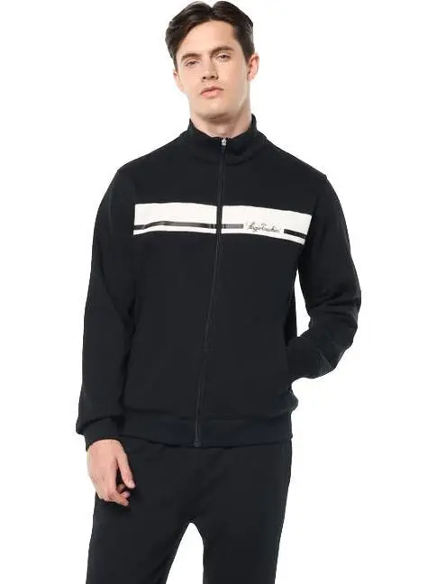 SERGIO TACCHINI Cursivo Track Jacket - Black Beauty