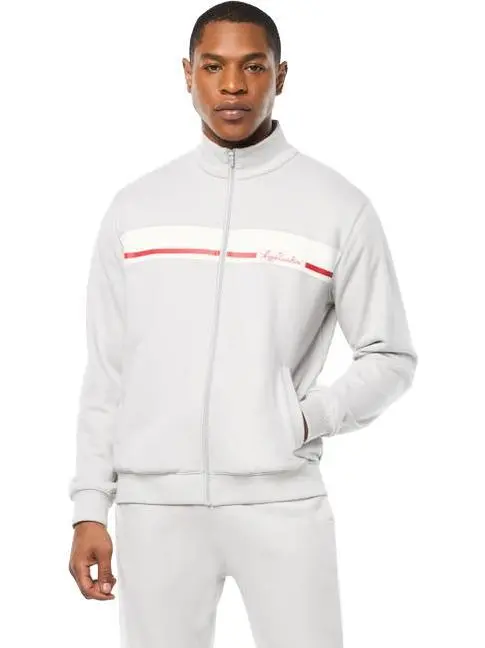 SERGIO TACCHINI Cursivo Track Jacket - Quiet Grey