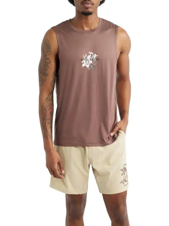SANTO STUDIO Tempo Good Energy Tech Tank - Holy Brown