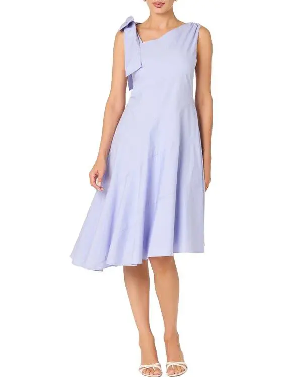 Astr The Label Azriel Asymmetric A-line Dress - Blue