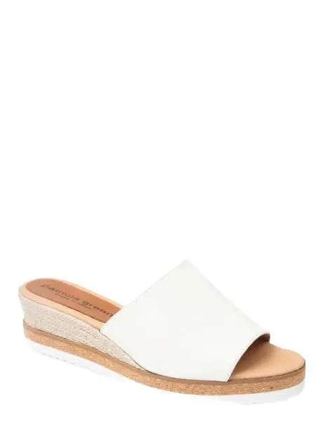 PATRICIA GREEN Cannes Sport Wedge Espadrille Sandal - Bone Leather