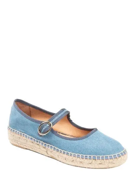 PATRICIA GREEN Colette Mary Jane Espadrille - Denim