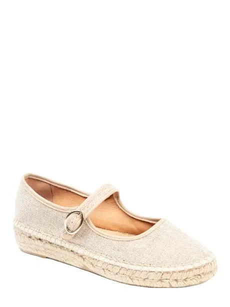 PATRICIA GREEN Colette Mary Jane Espadrille - Natural Linen