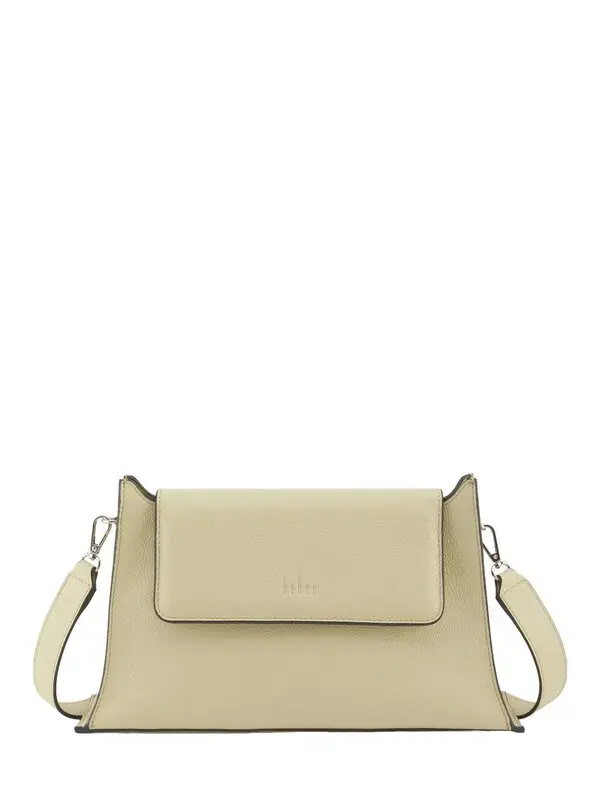 BEHNO Winnie Pebble Leather Shoulder Bag - Mojave