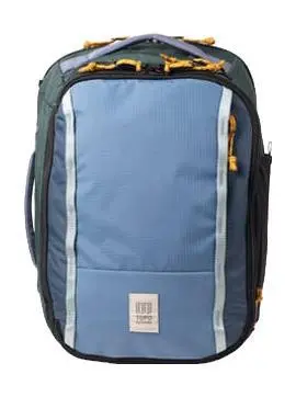 TOPO DESIGNS Global Travel Backpack - Stone Blue/forest