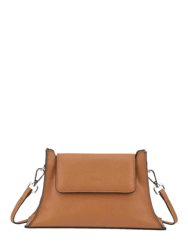 BEHNO Mini Winnie Pebble Leather Crossbody Bag - Clay