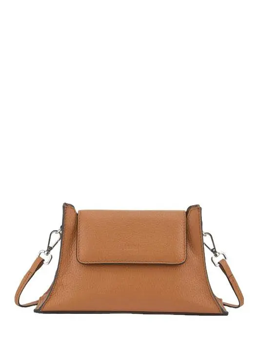 BEHNO Mini Winnie Pebble Leather Crossbody Bag - Clay