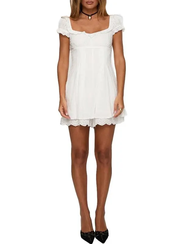 Princess Polly Mini Dress - White