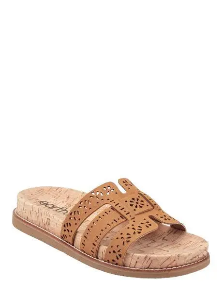 Earth Fairren Slide Sandal - Medium Natural