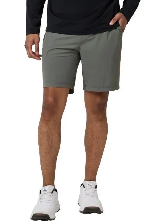 Travis Mathew Hero Hour Golf Shorts - Dark Olive