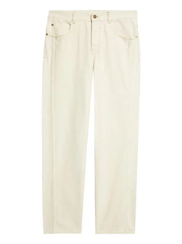 Balmain Relaxed-fit Jeans - Beige