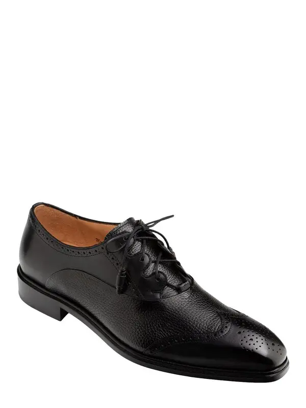 Mezlan Nord Wingtip Oxford - Black